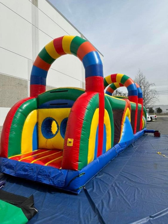 38FT rainbow obstacle course - L&L Party Rental LLC Shippensburg PA